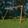 Sportspower Brighton Wood Swing Set with Standing Swing & Reviews | Wayfair