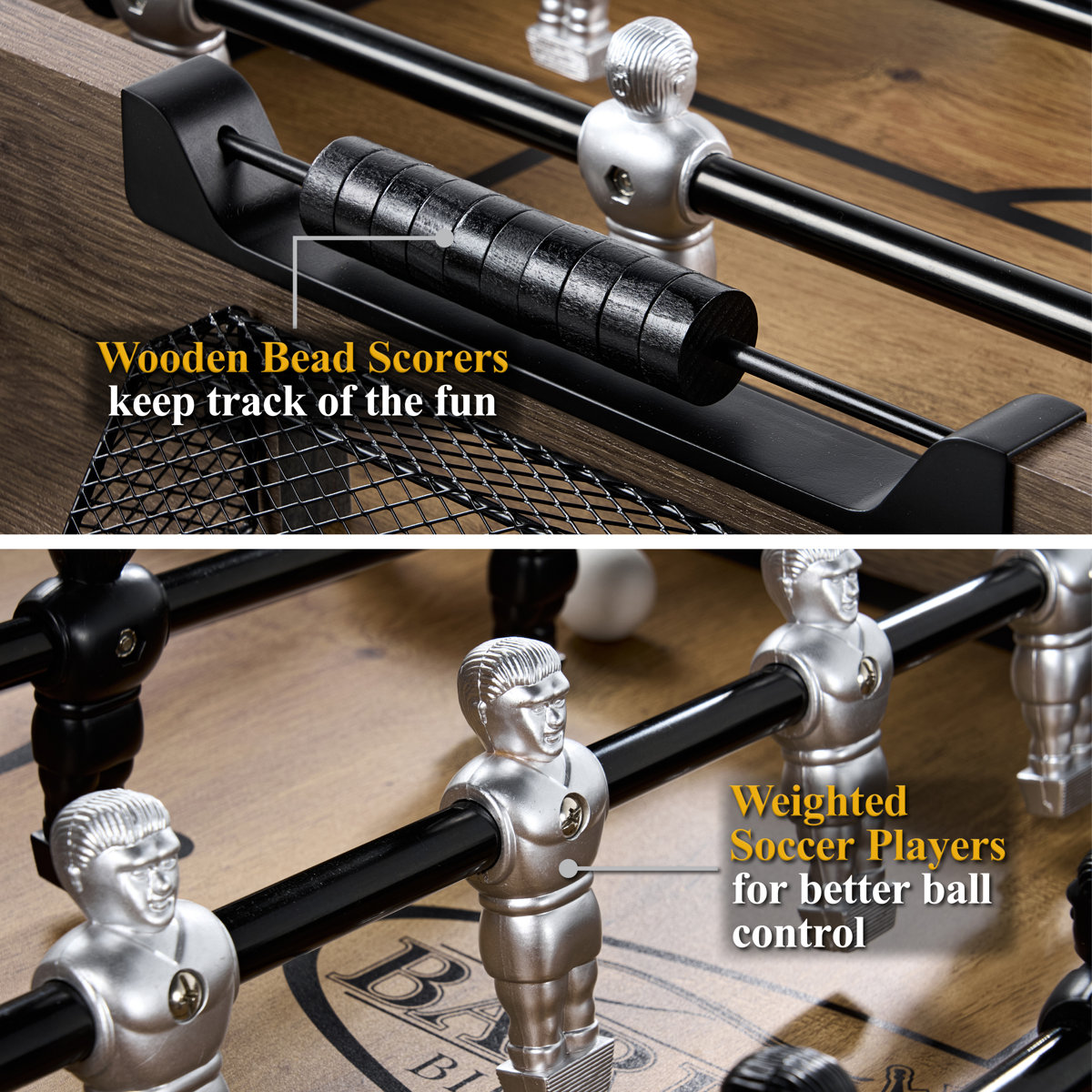 Barrington Billiards Company Barrington Billiards 58” Coventry Foosball ...