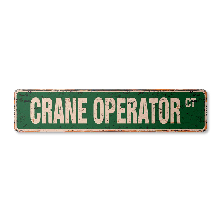 SignMission Plaque de rue en aluminium pour grue - Wayfair Canada