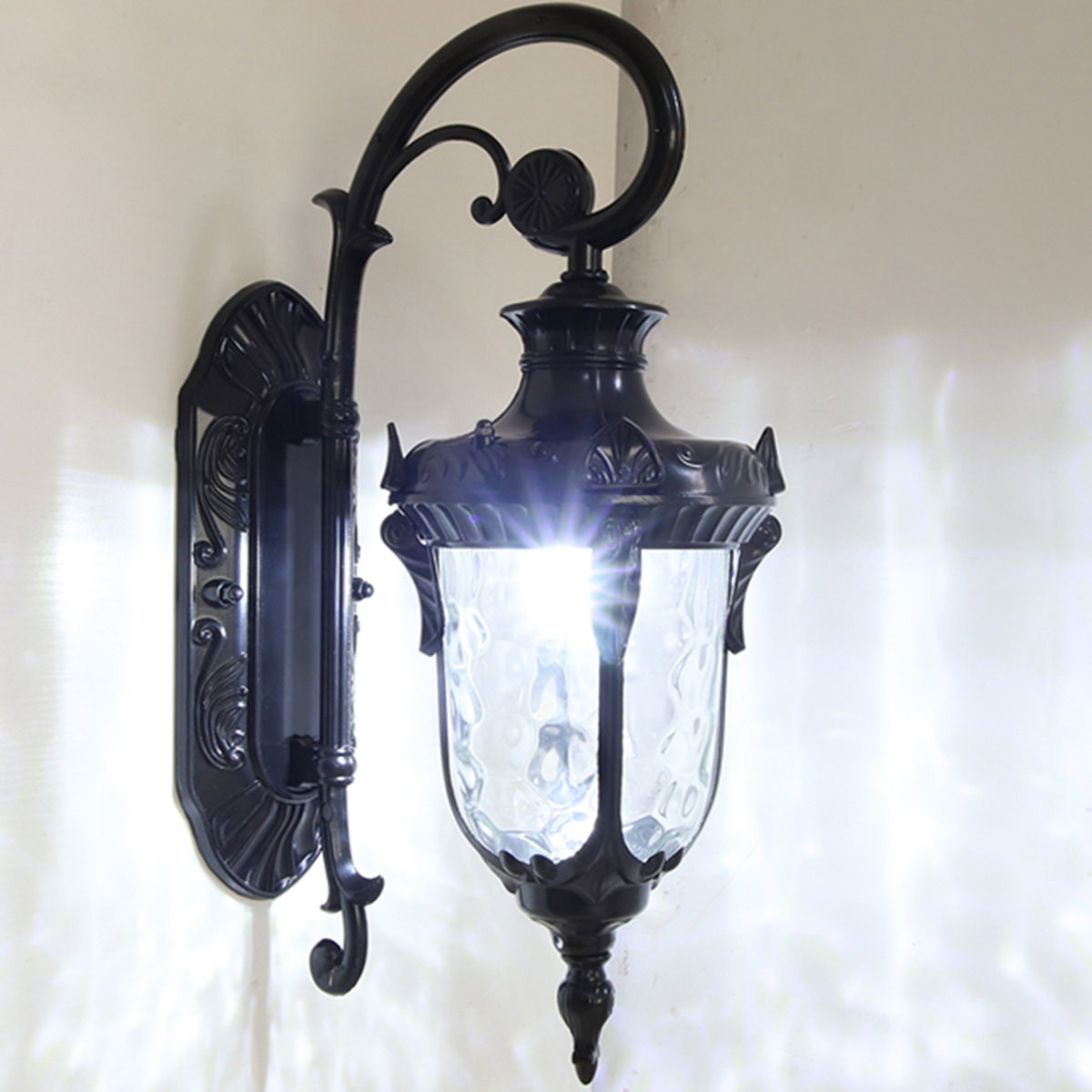 Fleur De Lis Living Margaux Outdoor Waterproof Retro Porch Wall Light ...