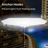 Techko Solar Powered Integrated LED Outdoor Floating Pool Light ...