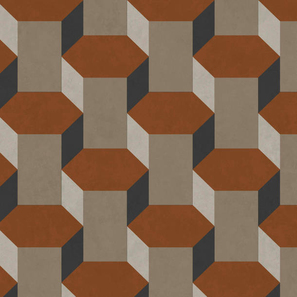 Graham & Brown Sublime Geometric Double Roll | Wayfair