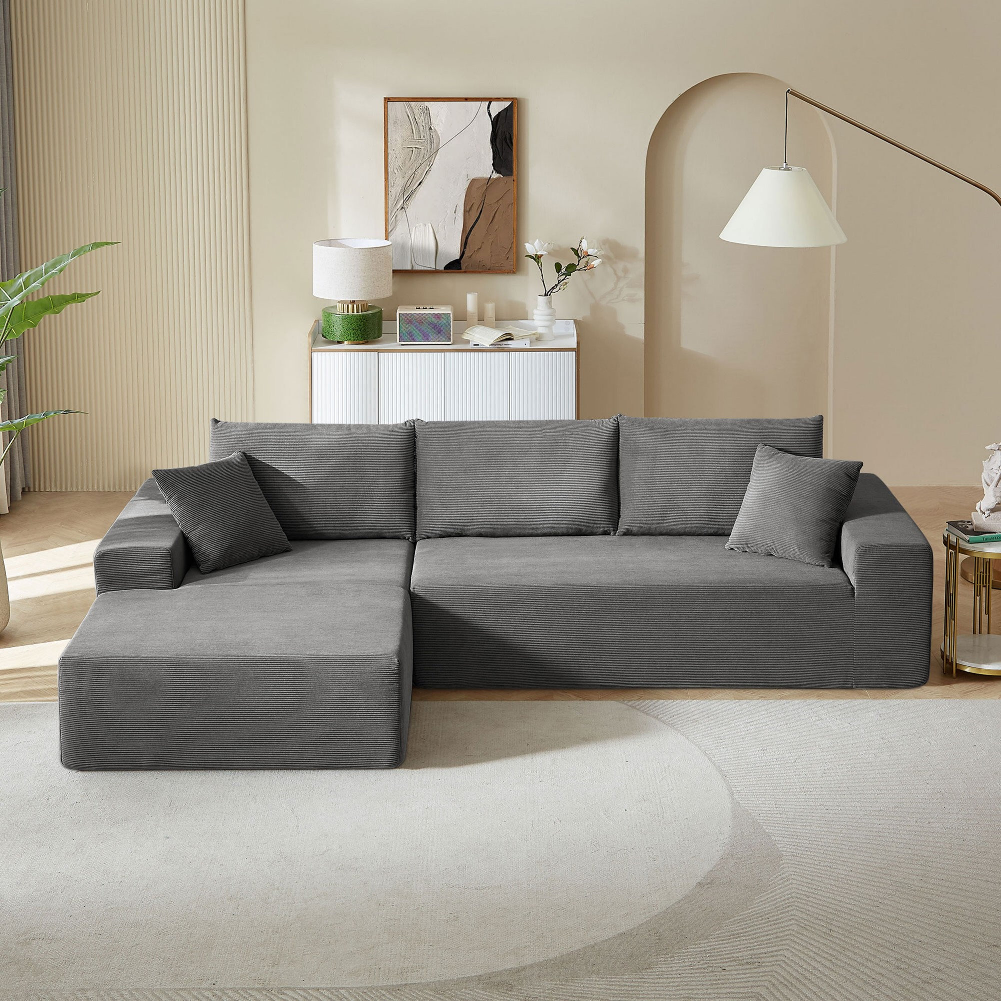 Brayden Studio Sectional Couch, L Shape Sectional Sofa For Living Room - Wayfair Canada