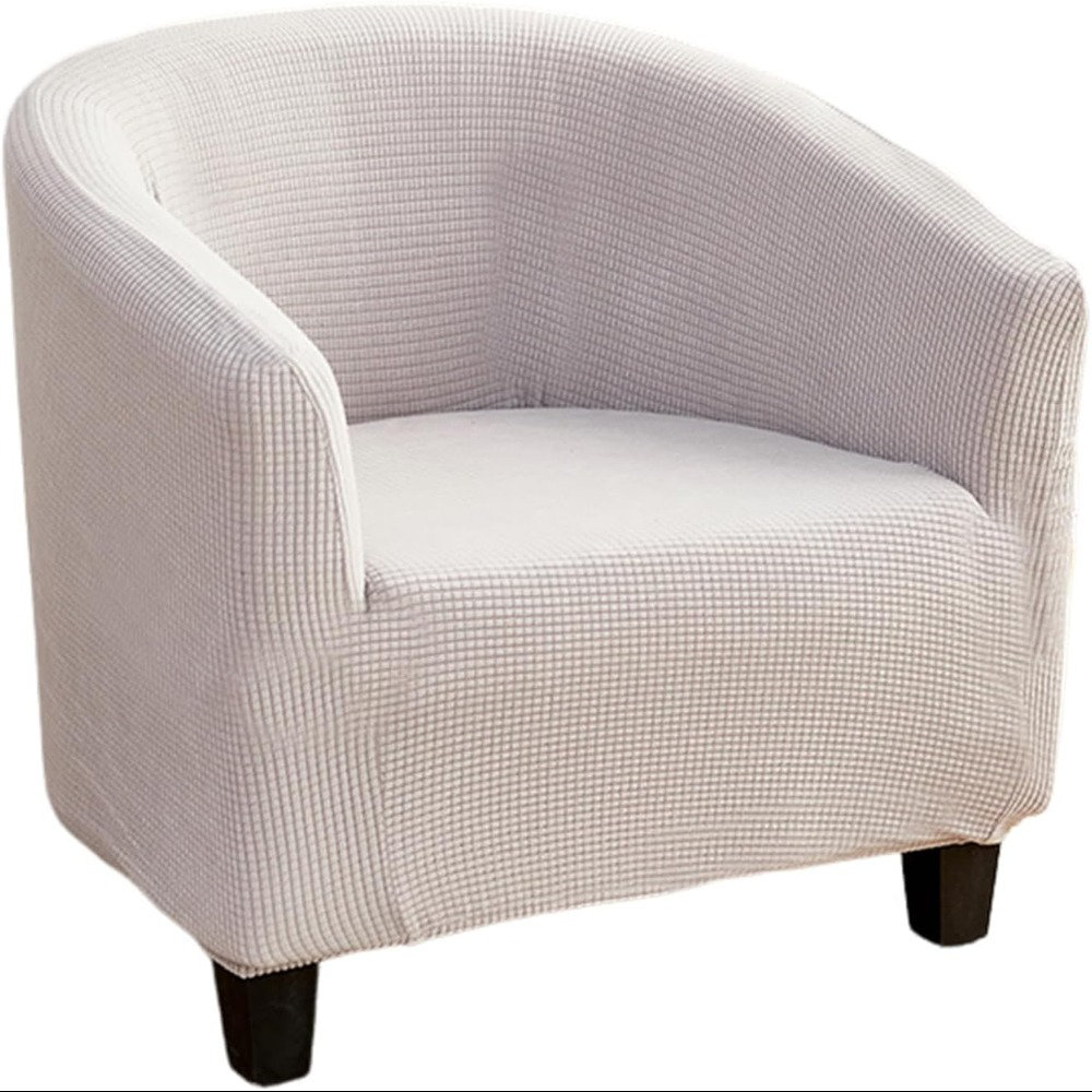 Latitude Run® Club Chair Slipcover Stretch Barrel Chair Covers Soft ...