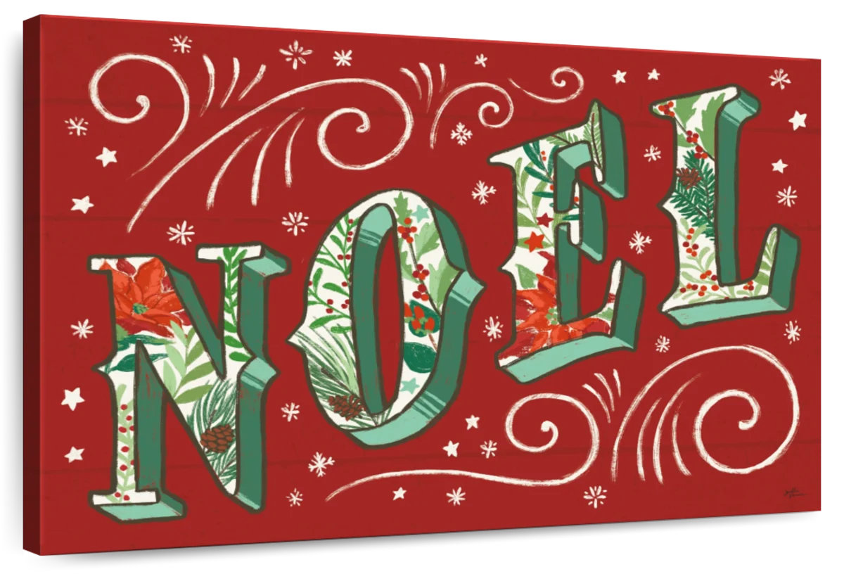 The Holiday Aisle® Festive Holiday Joy IV | Wayfair