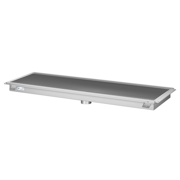 KoolMore 18" x 60" Stainless Steel Floor Trough Drain, 14-Gauge with ...