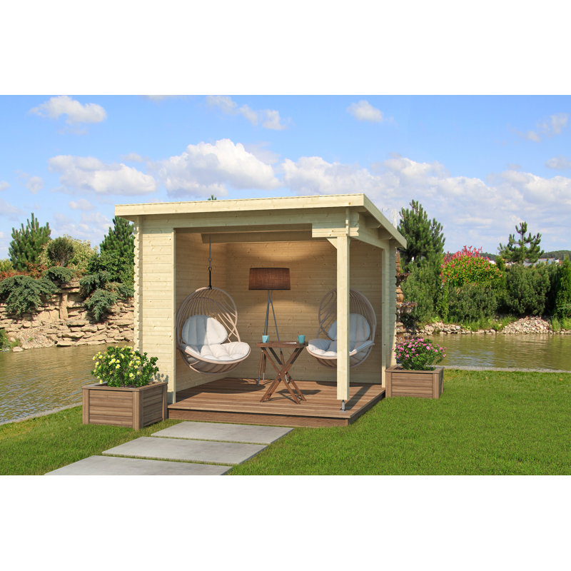 Lasita Maja Lasita Buffalo 275 - 9 x 9 Ft. Pent Roof Undercover Canopy ...