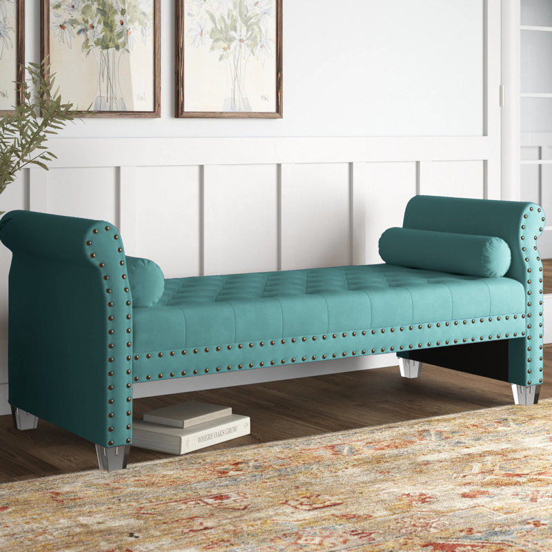 Lark Manor™ Alianny Upholstered Tufted Bench & Reviews | Wayfair