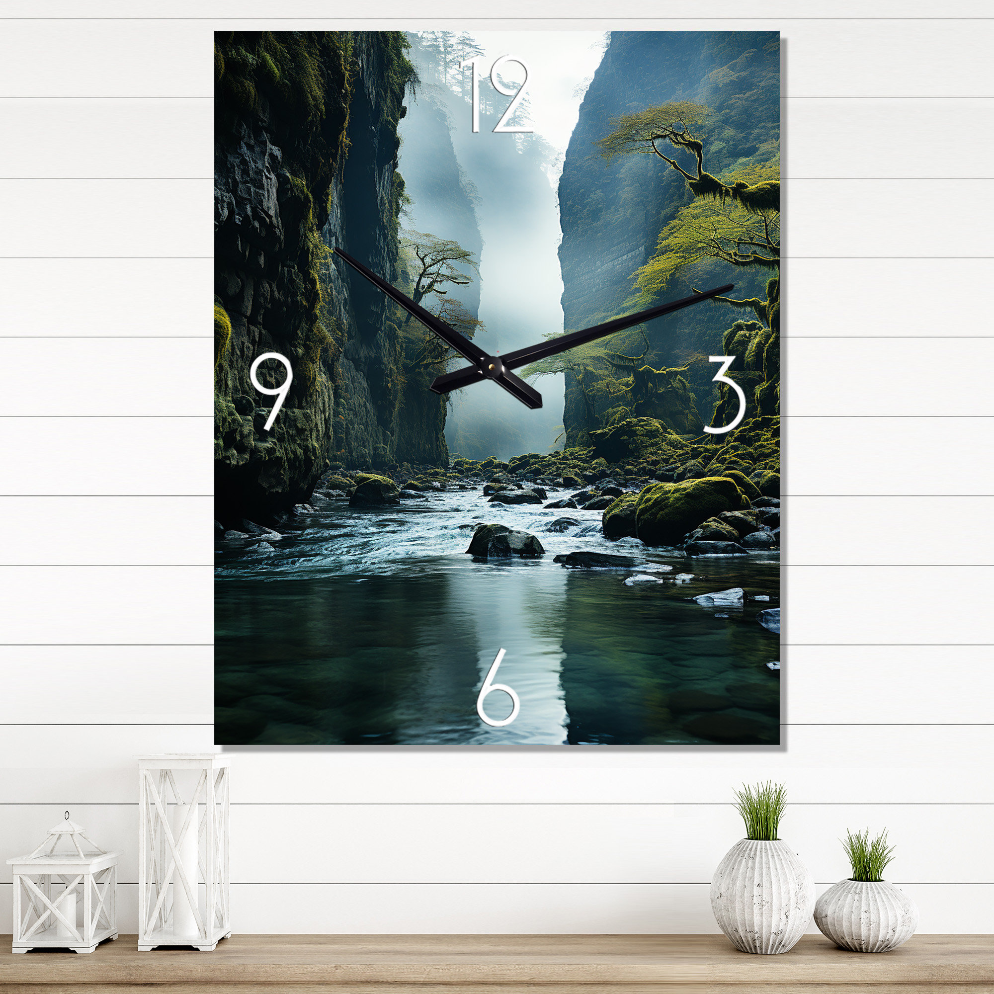 Ivy Bronx Usa Columbia River Canyon Gorge - Landscapes Wall Clock | Wayfair