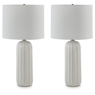 Ceramic White Table Lamps You'll Love | Wayfair