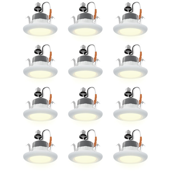 AKIHE Retrofit LED Recessed Lighting 4 Inch, Indirect Light Dimmable ...