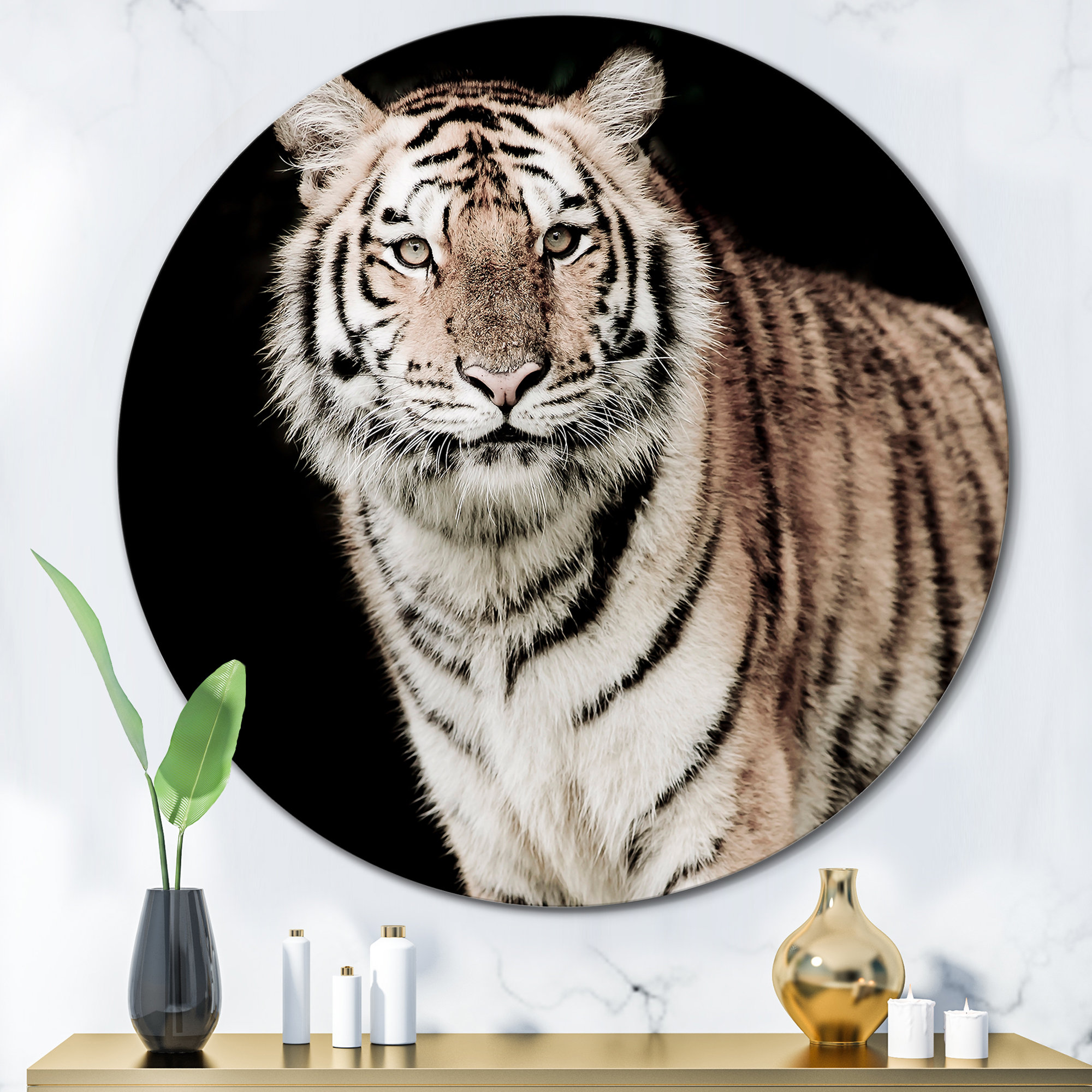 Latitude Run® Portrait Of A White Tiger III Portrait Of A White Tiger ...