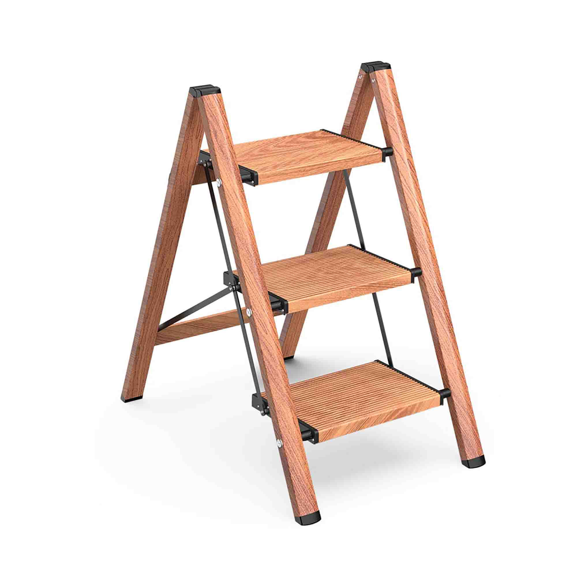 Ivy Bronx 3 - Step Aluminum Lightweight Folding Step Ladder - Wayfair ...