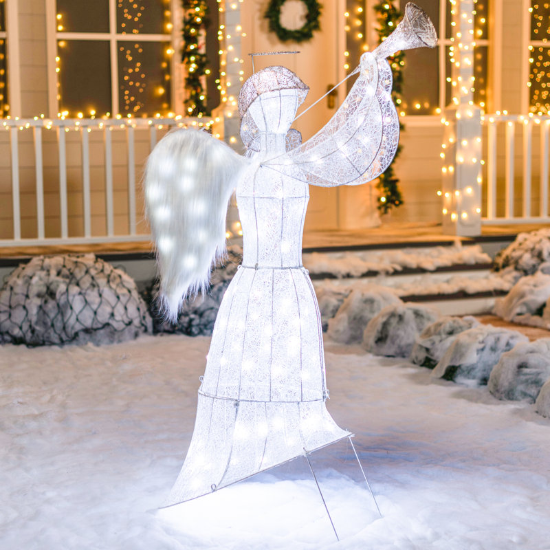 Joiedomi Cotton Angel Lighted Display | Wayfair