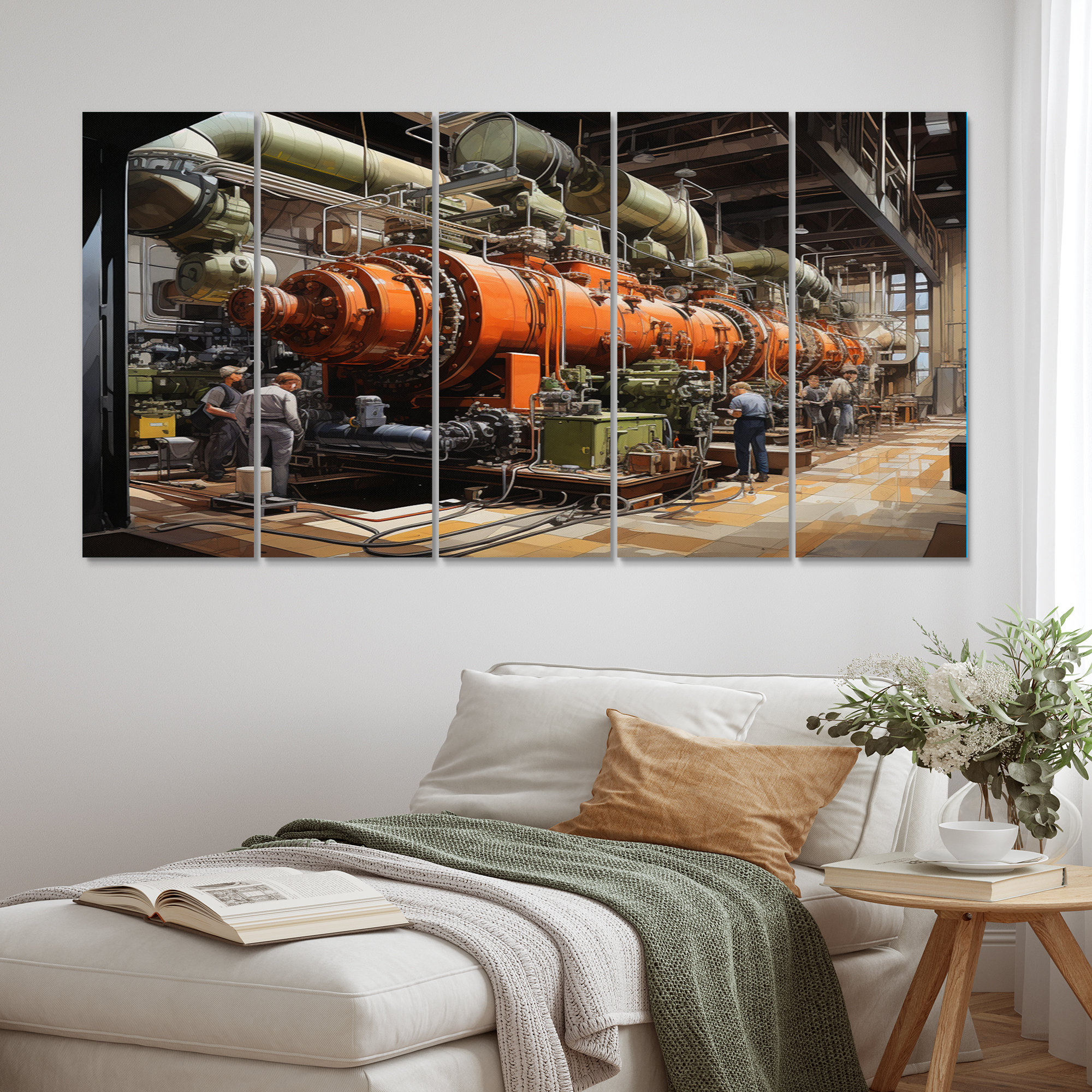 Williston Forge Power Plants Powerful Energies I - Architecture Canvas ...