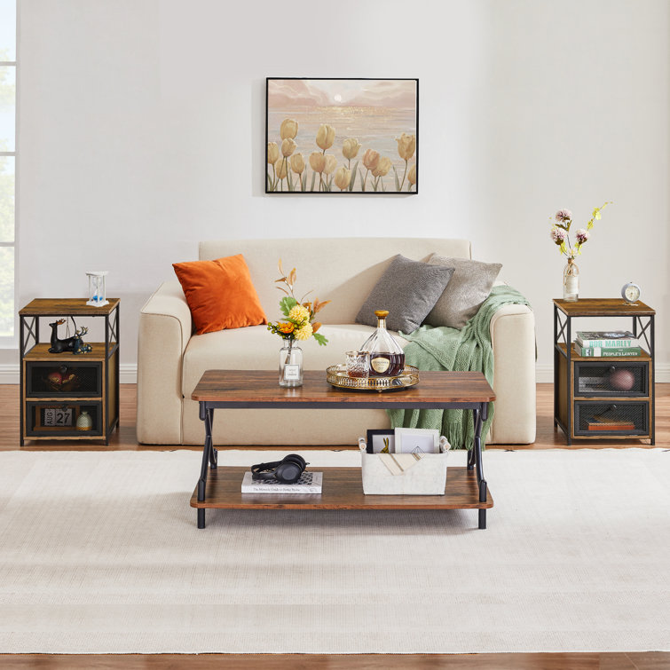 Trent Austin Design® Kempst 3 - Piece Living Room Table Set & Reviews ...