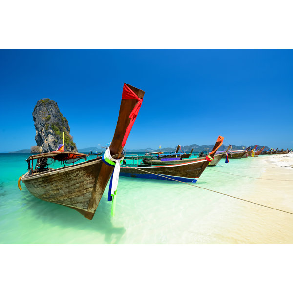 Breakwater Bay " Traditional Boat Taxi " by Surangaw - Wayfair Canada