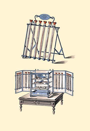 Buyenlarge 'Supports for Tubes and Equipment' by Jules Porges Graphic ...