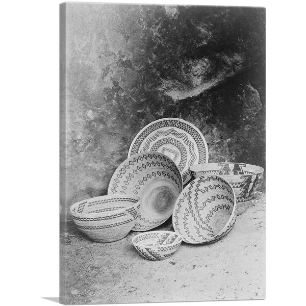 ARTCANVAS Yokuts Baskets Canvas Art Print By Edward S. Curtis | Wayfair