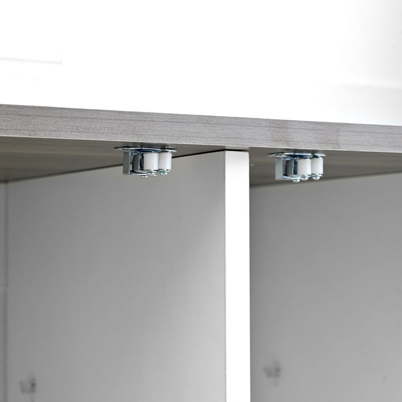 Gracie Oaks Sophisticated looking entrance cloak rack with storage ...