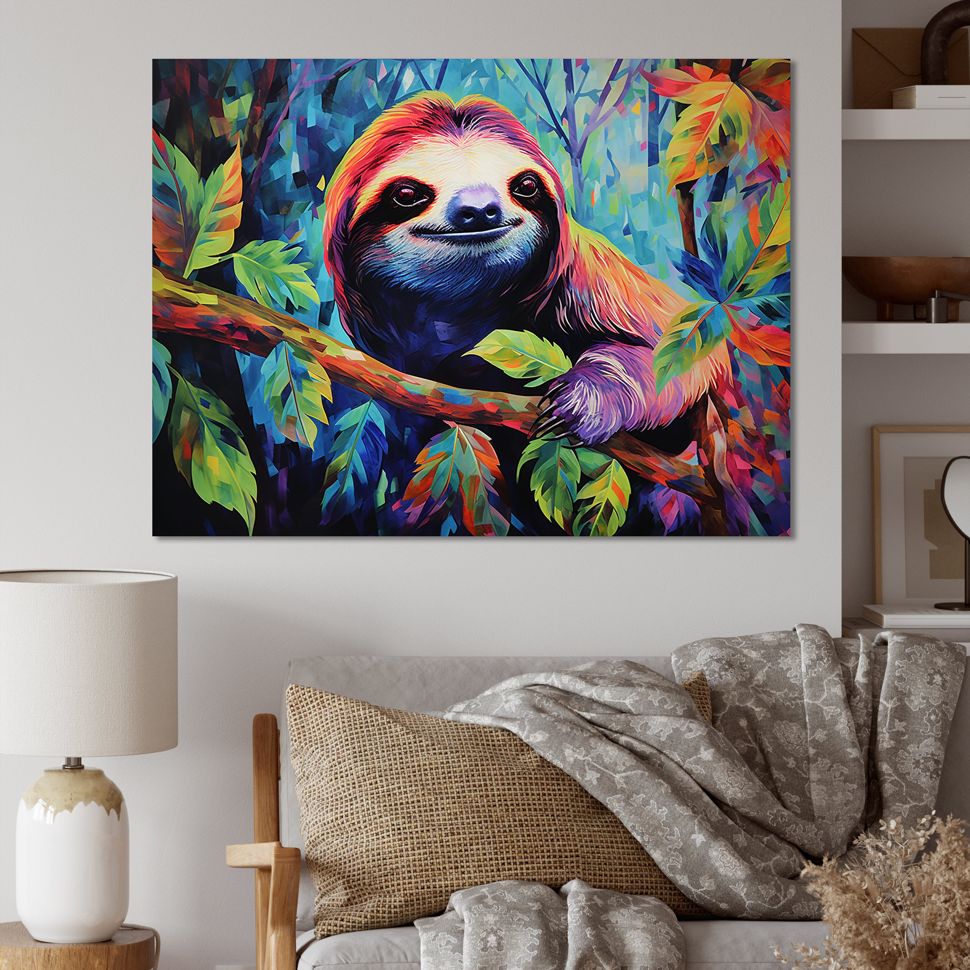 sloth pop art