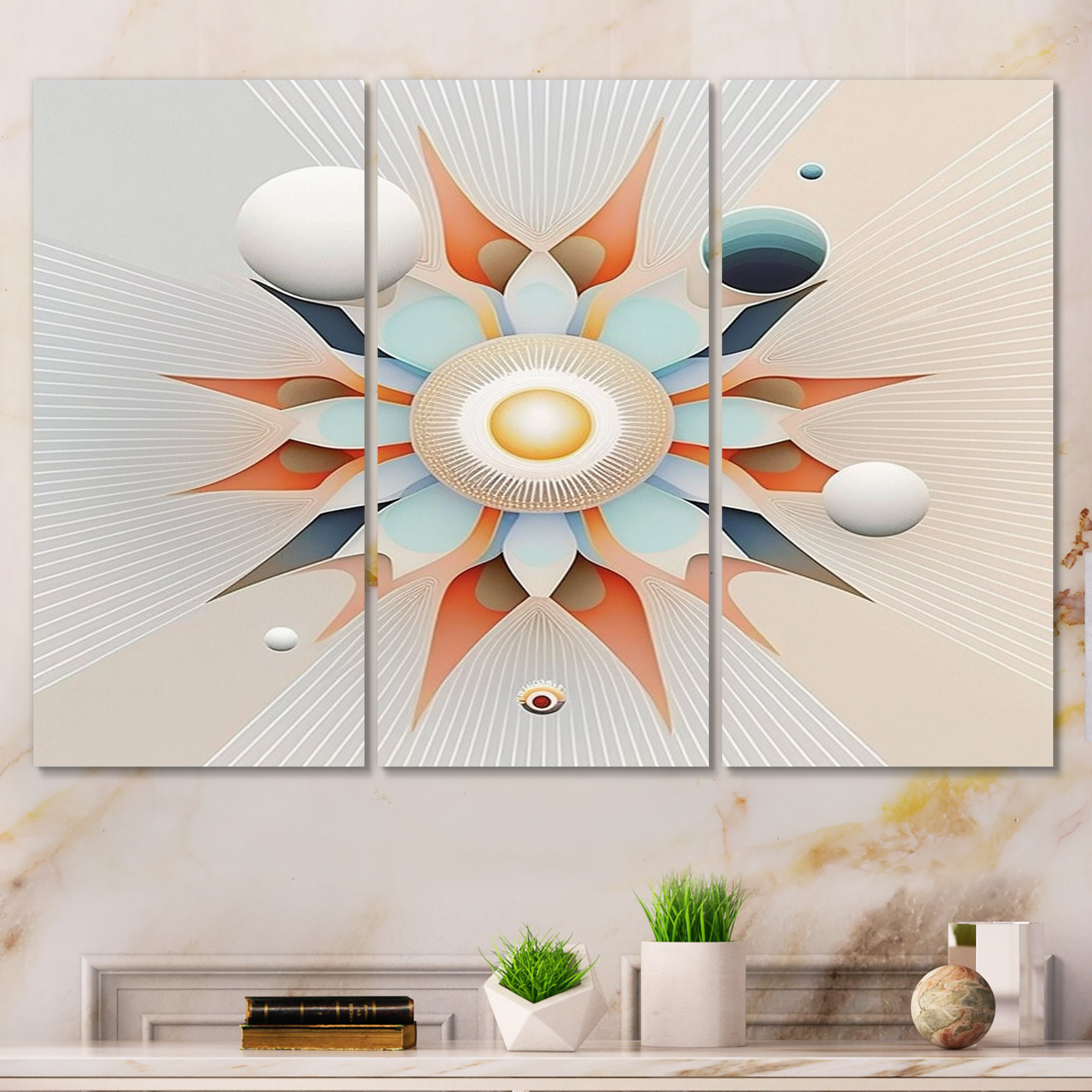 Design Art Visionary Dream Retro Mandala On White X - Abstract Spirals ...