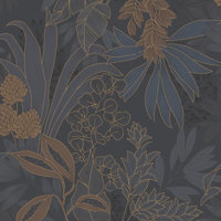 Blue Floral & Botanical Wallpaper You'll Love | Wayfair
