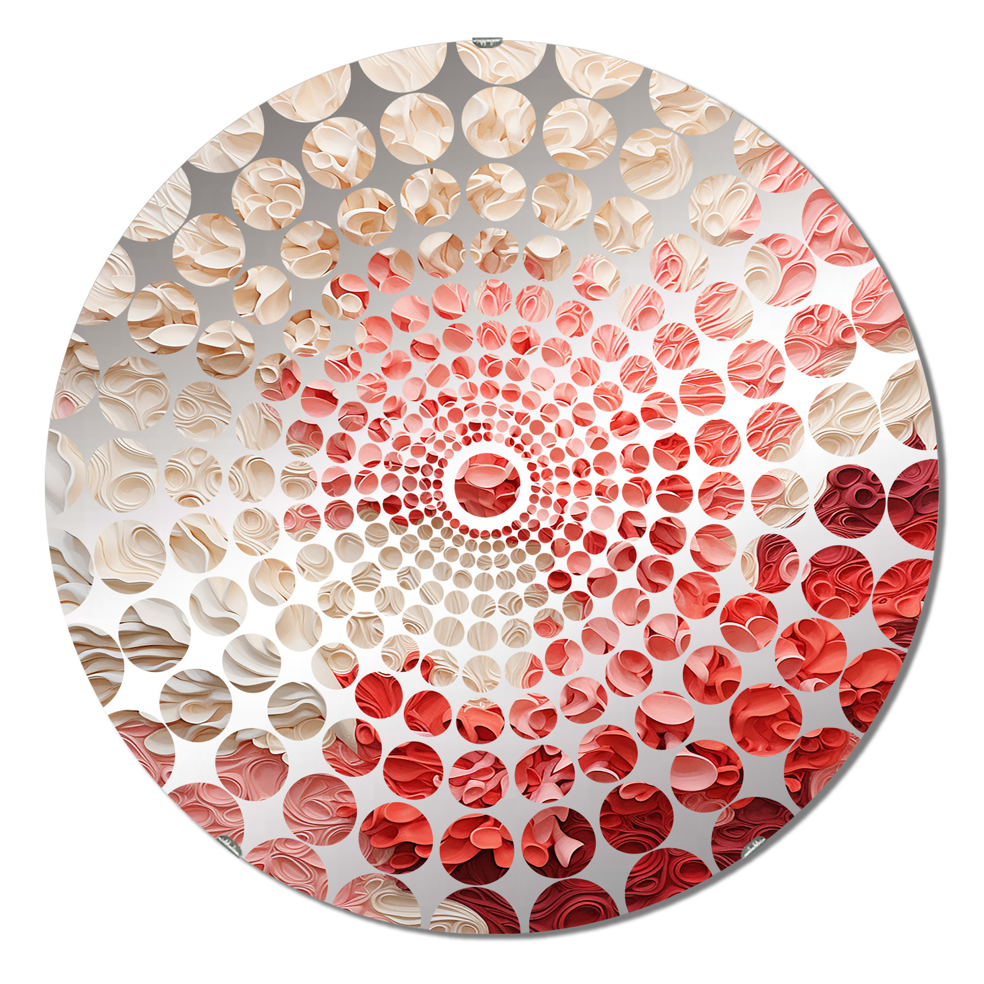 East Urban Home Daejha - Concentric Circles Decorative Mirror | Wayfair