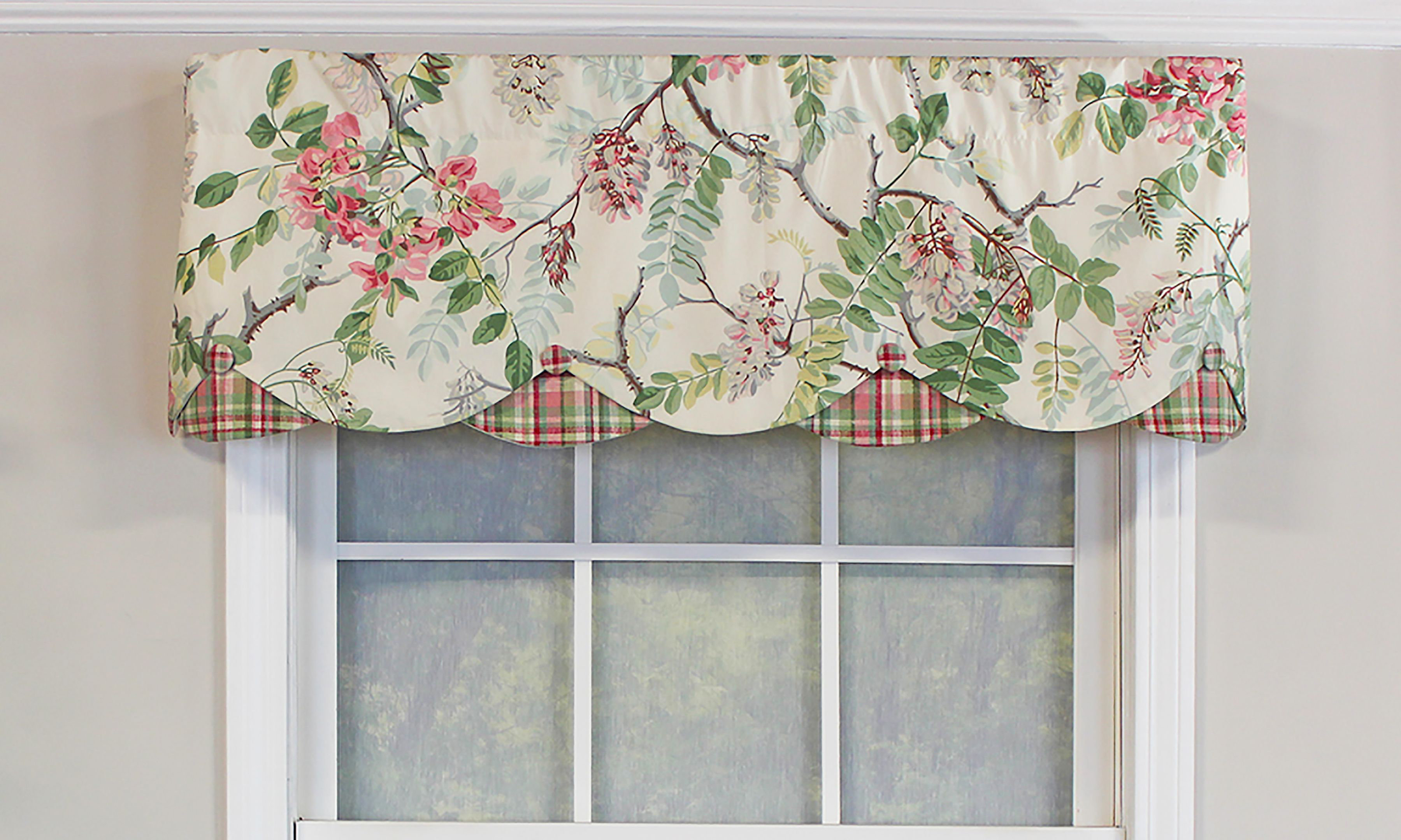 RLF Home Heirloom Garden Petticoat Valance Color Spring & Reviews | Wayfair