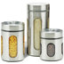 Orren Ellis Glass Canister - Set of 3 & Reviews | Wayfair
