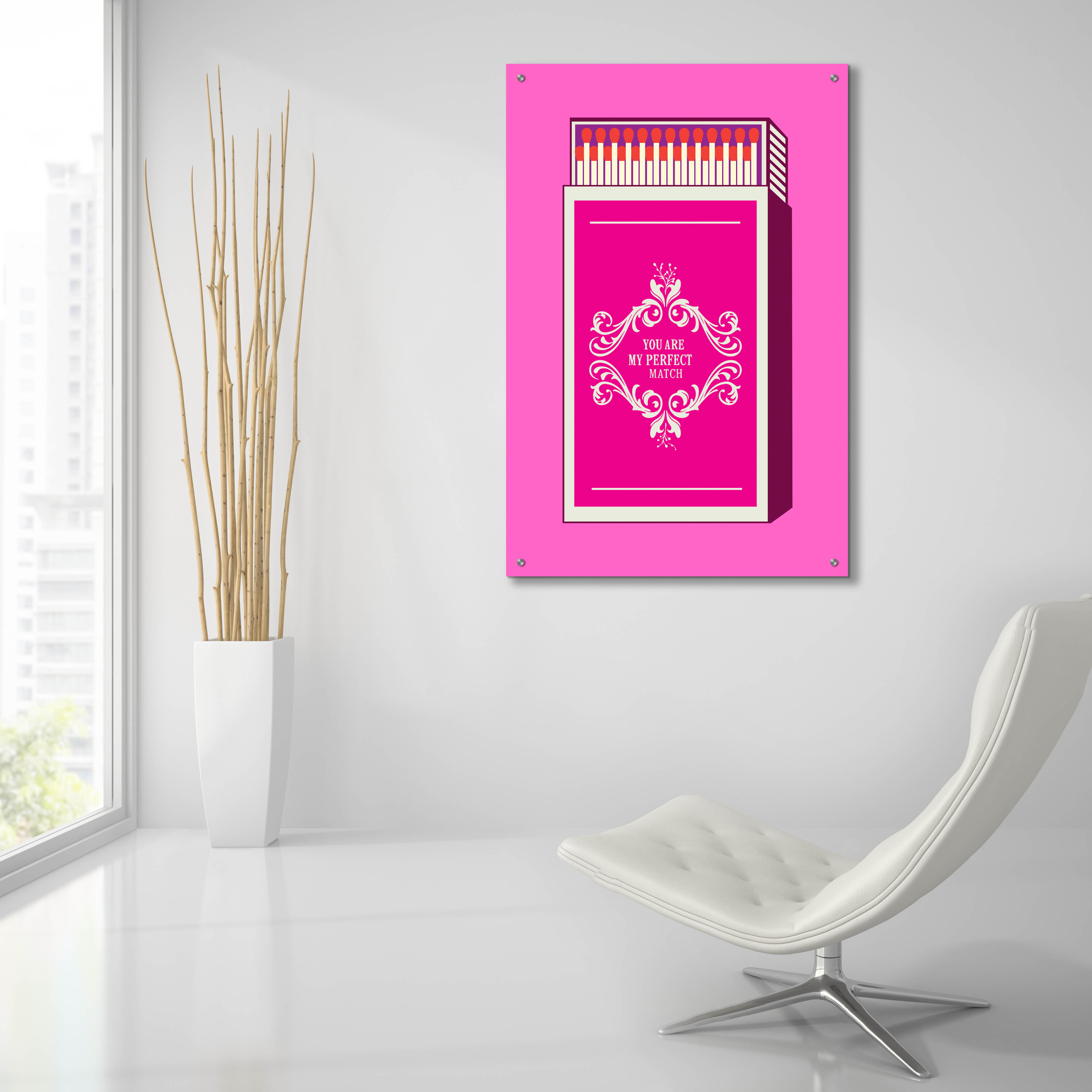 Epic Art 'My Perfect Match' by Andreas Magnusson Acrylic Glass Wall Art ...