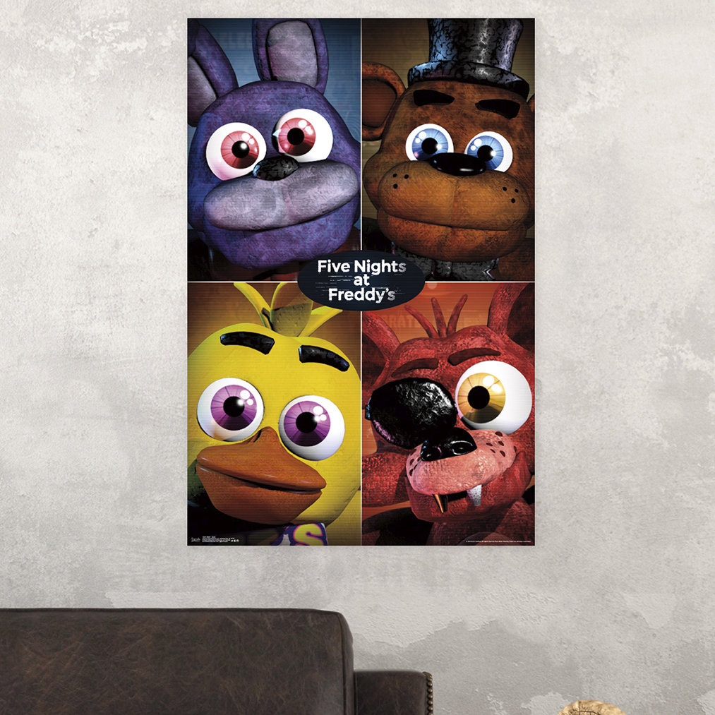 Trends International Five Nights at Freddy's - Quad Paper Print ...