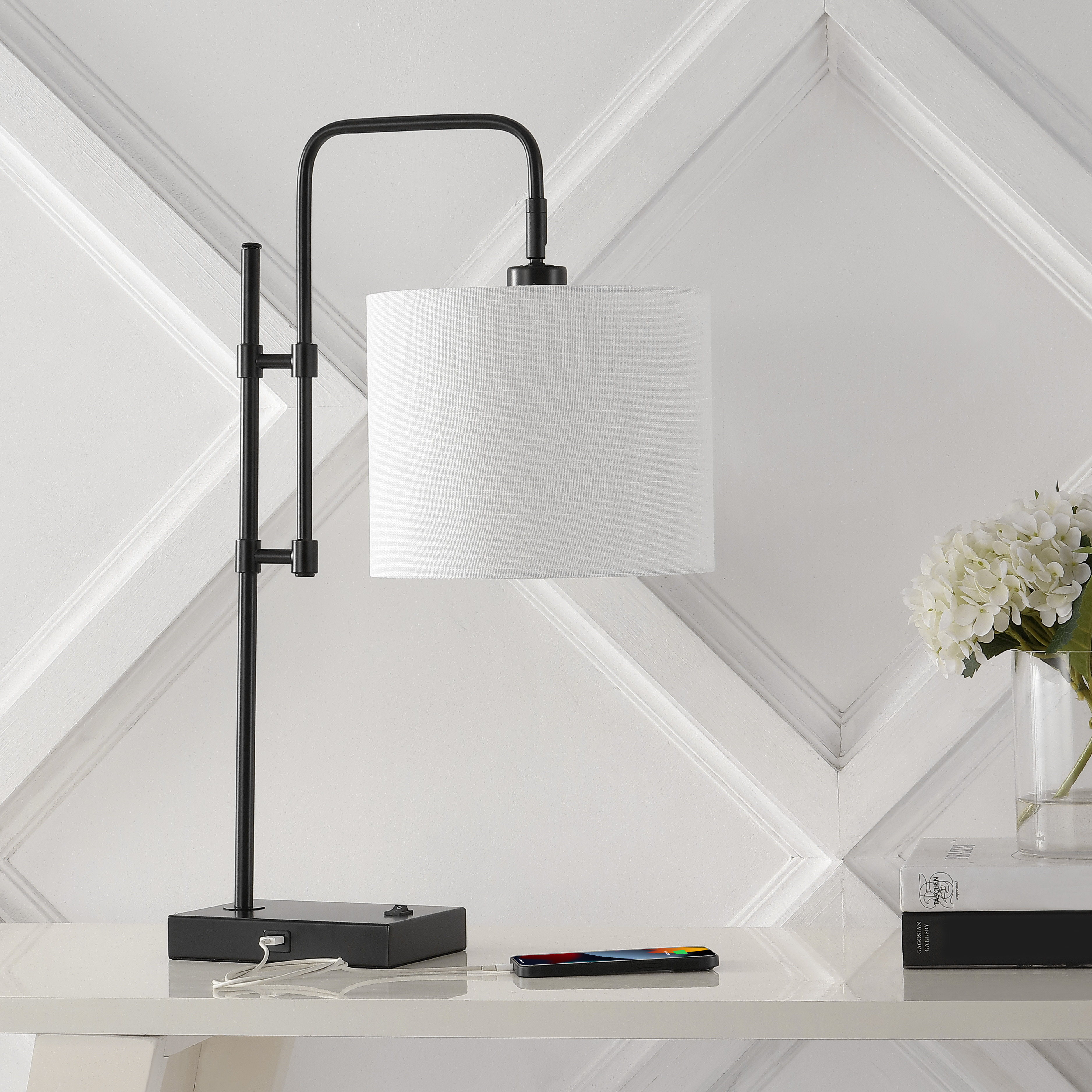 Latitude Run® Genine Metal USB Desk Lamp | Wayfair