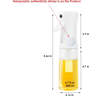 Prep & Savour Oil Sprayer for Cooking – Fine Mist Oil Mister for Air ...