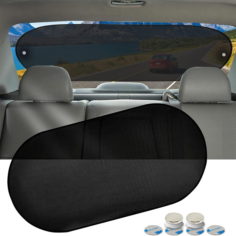 Ayamaya Magnetic Car Rear Window Sun Shade Shield, Mesh Screen Visor ...