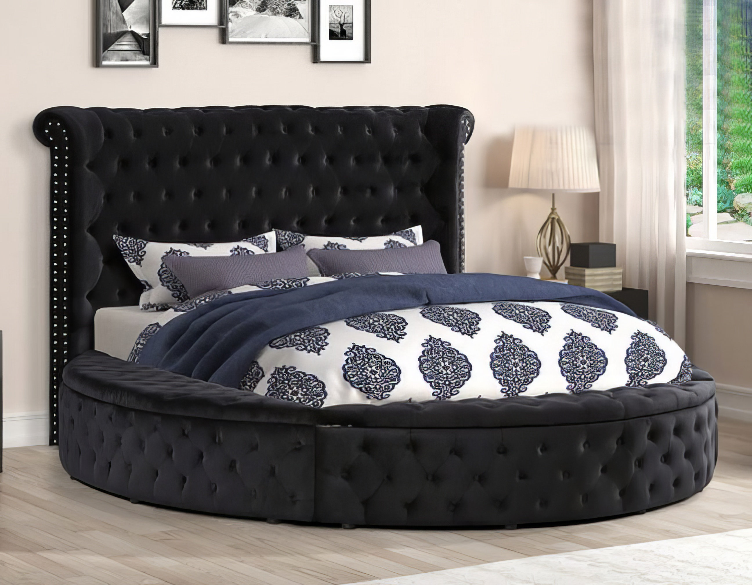 Rosdorf Park Knittle Upholstered Sleigh Bed | Wayfair