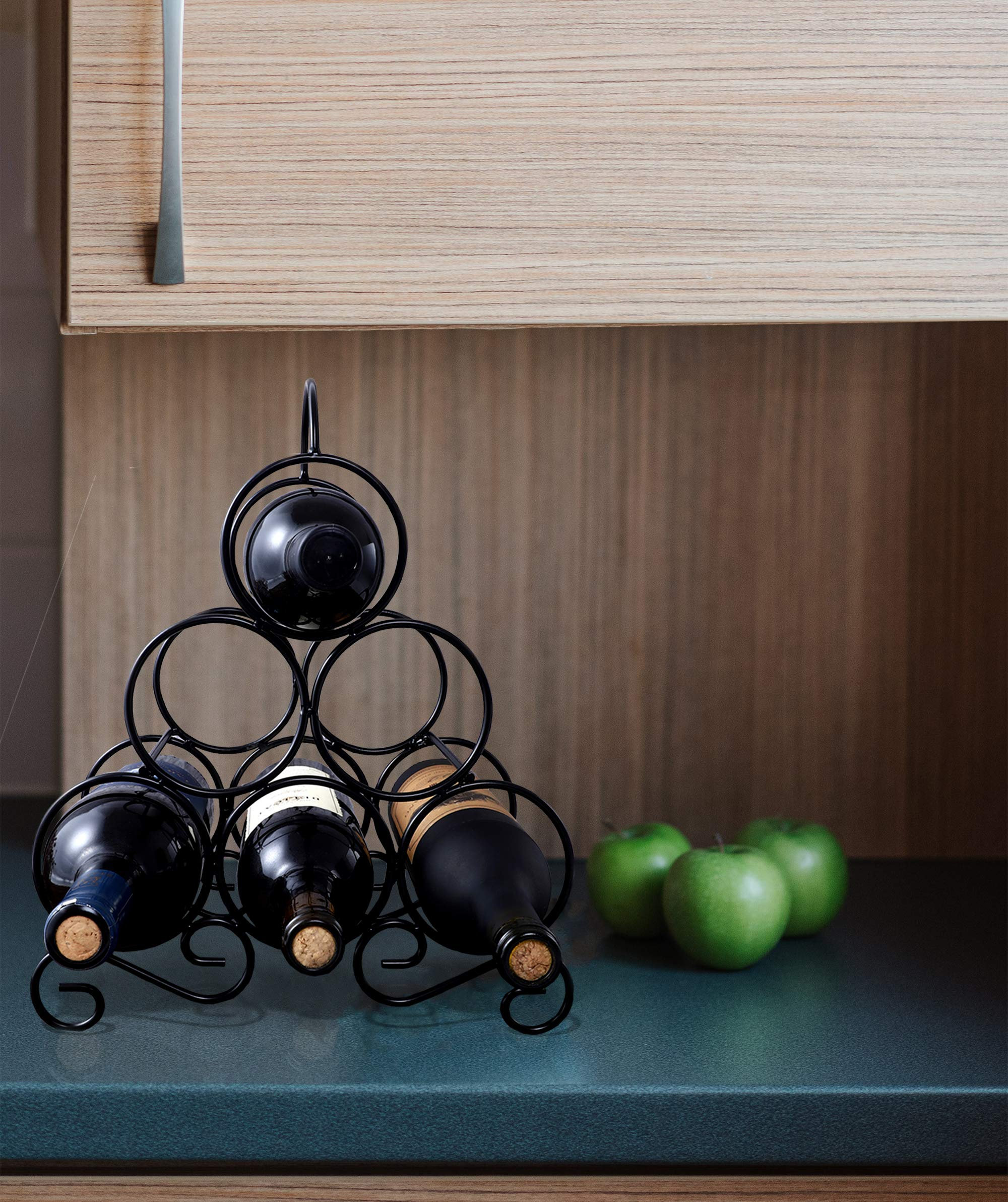 Winston Porter Tabletop Wine Rack, 6 Wine Bottle Holder Stand For ...