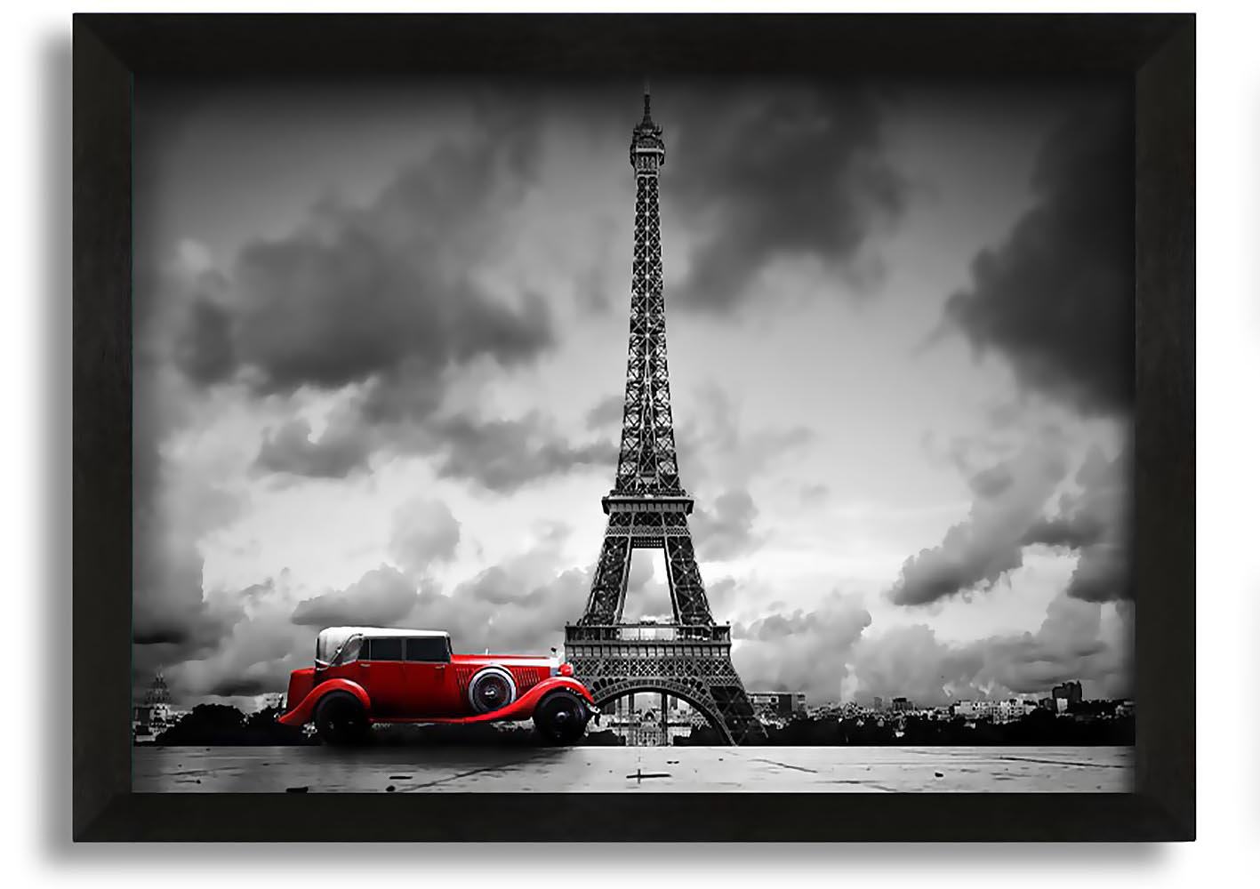 Brayden Studio Eiffel Tower Classic - Picture Frame Photograph on ...