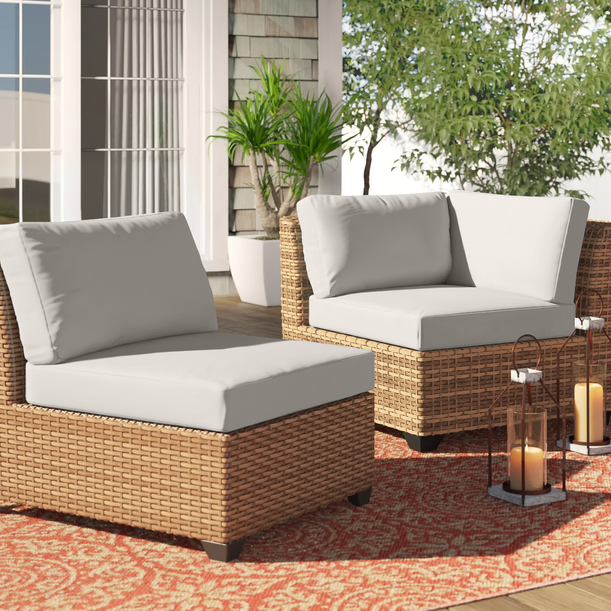 Latitude Run® Larren Outdoor 4'' Seat / Back Cushion - Wayfair Canada