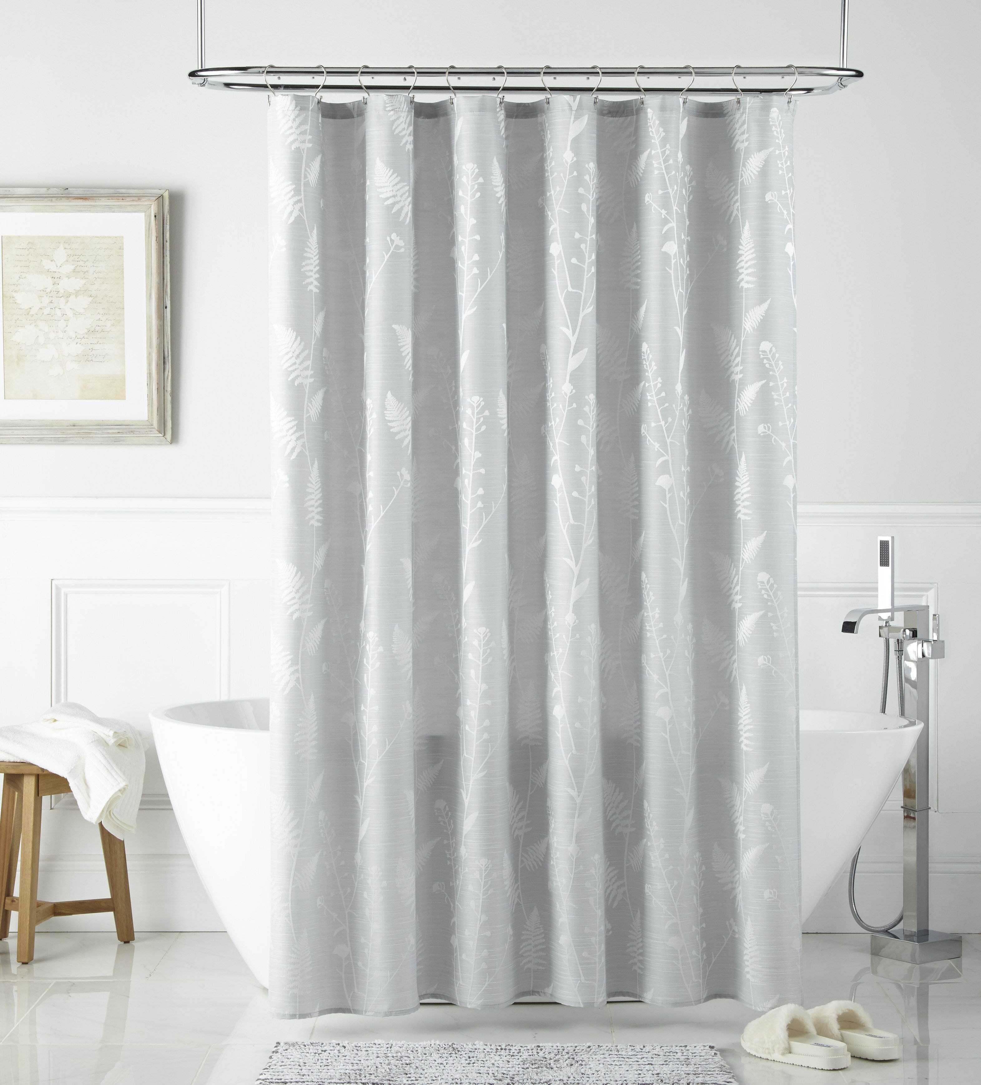 Gracie Oaks Floral Single Shower Curtain & Reviews - Wayfair Canada