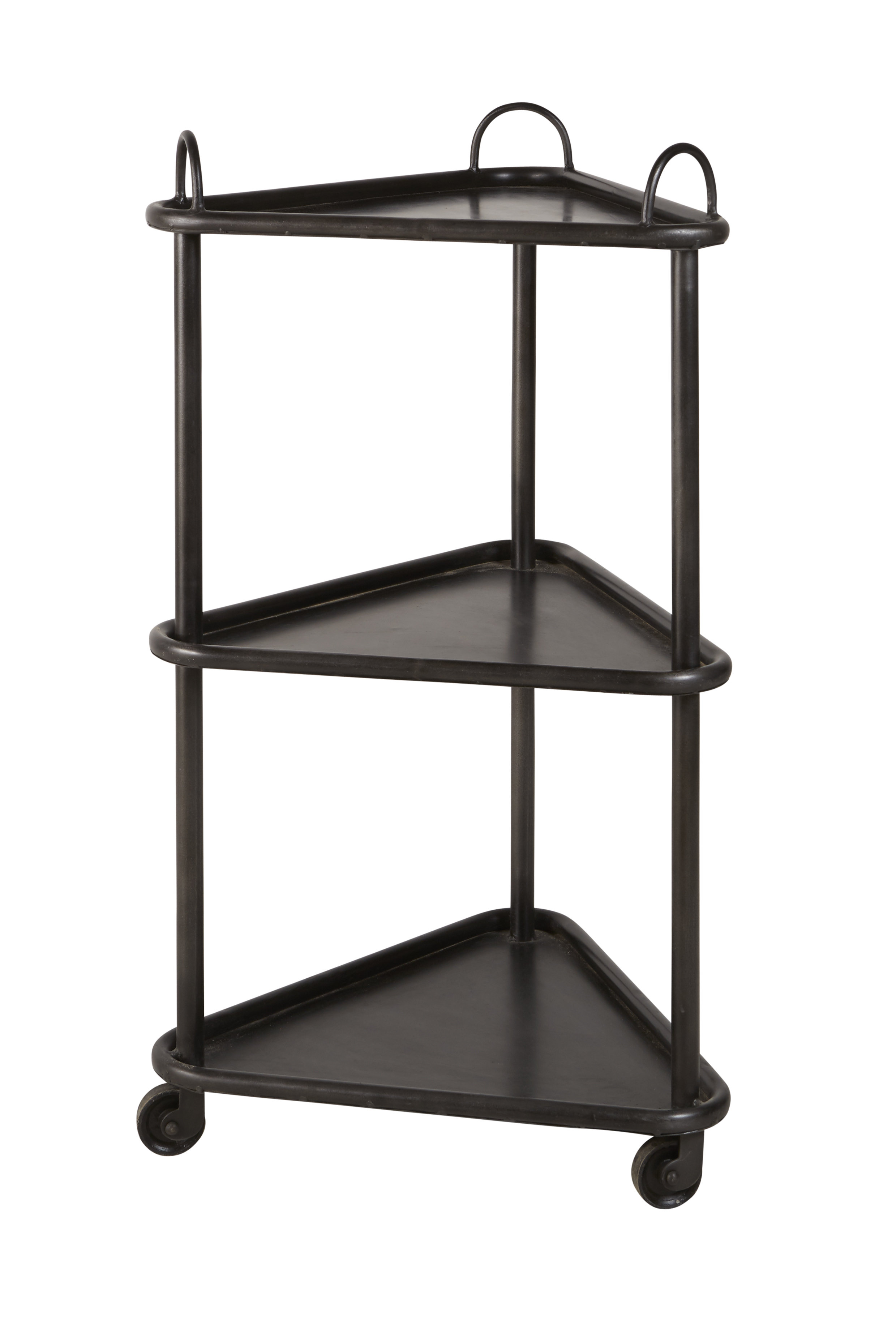 Bobo Intriguing Objects Industrial Iron 32-inch Height 3-Tier Rolling ...