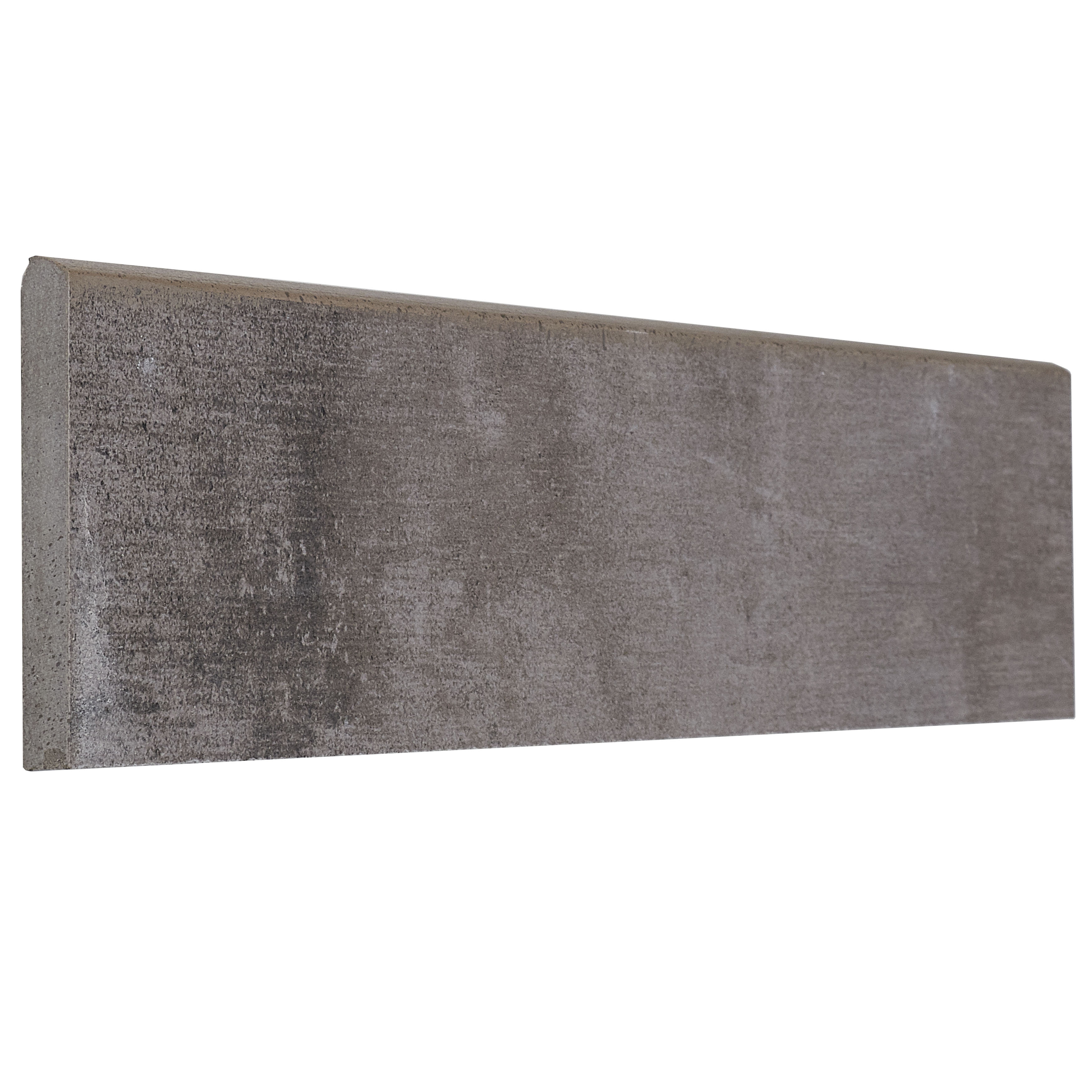 Itona Tile Rowe 12" x 3" Porcelain Bullnose Tile Trim in Cosmo ...