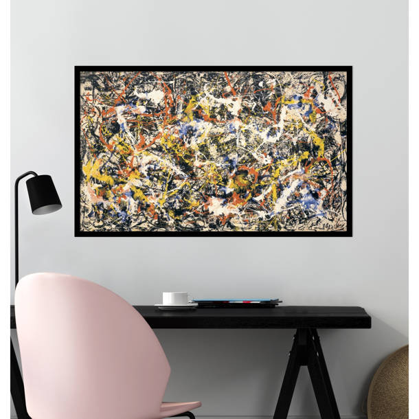 Red Barrel Studio® Convergence By Jackson Pollock Framed On Canvas by ...