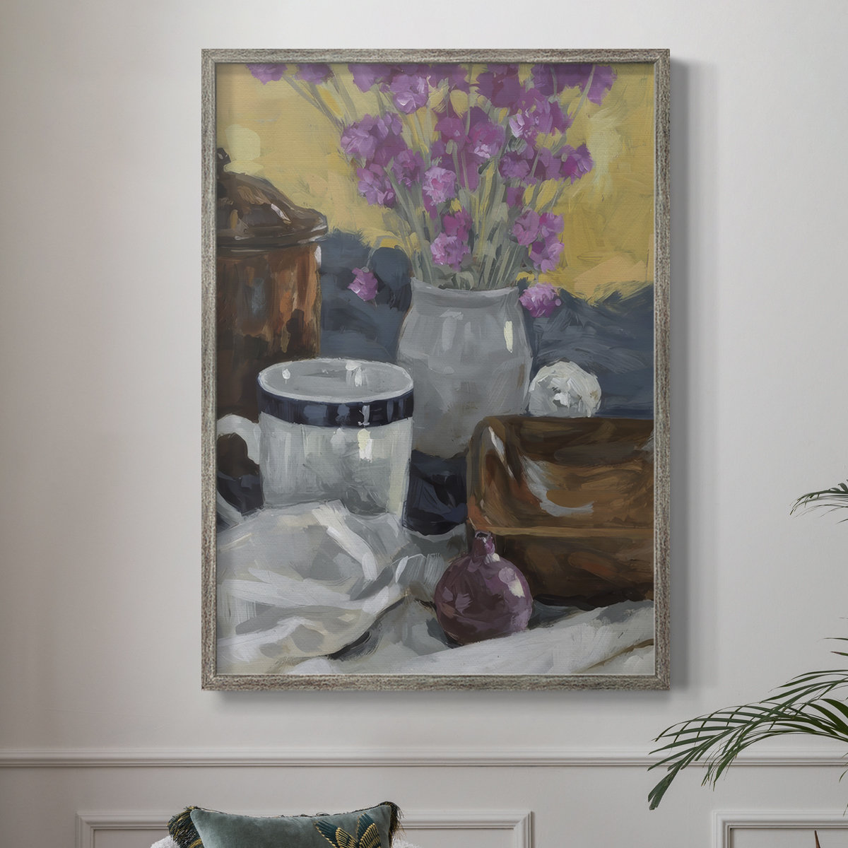 Red Barrel Studio® Still Life with Dried Flowers II Framed Print ...