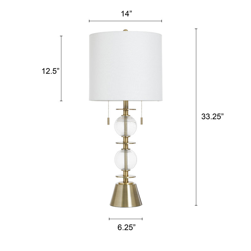 Mercer41 Rexanna Metal Table Lamp | Wayfair