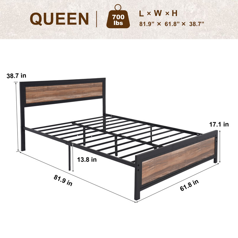 17 Stories Scarlott Platform Bed - Wayfair Canada