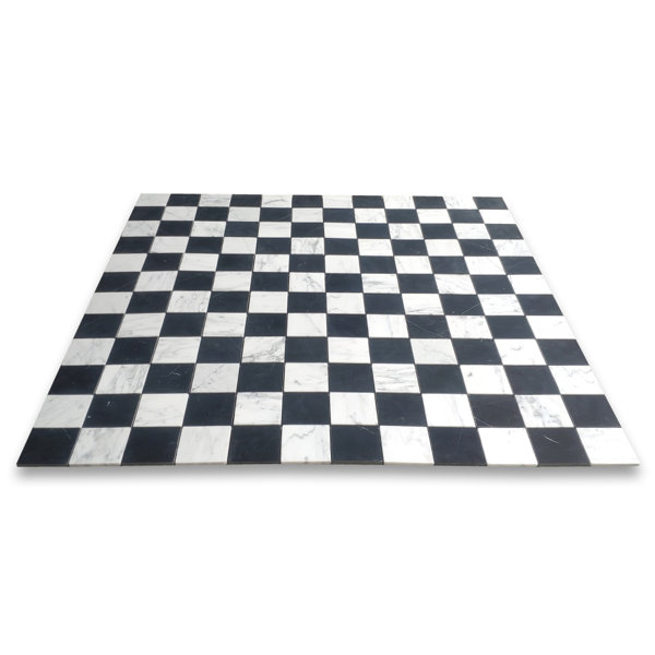 Marble Online 12" x 12" Marble Grid Mosaic Wall & Floor Tile | Wayfair