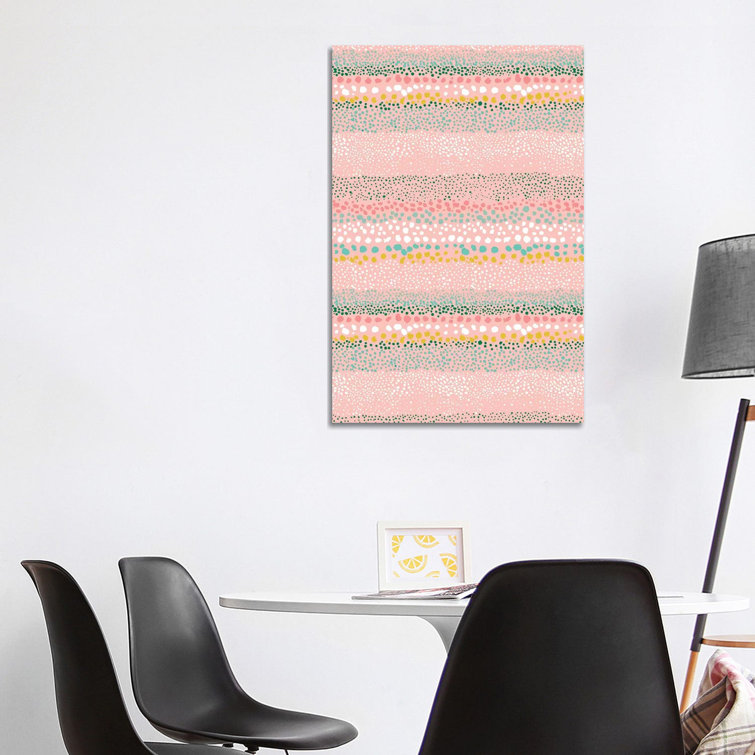 Ivy Bronx Little Textured Dots Pink by Ninola Design - Unframed Graphic ...