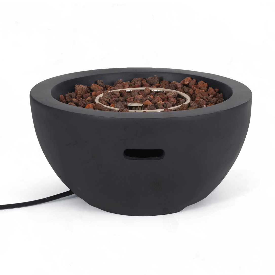 Latitude Run® 27" Bowl Shaped MGO Propane Fire Pit | Wayfair