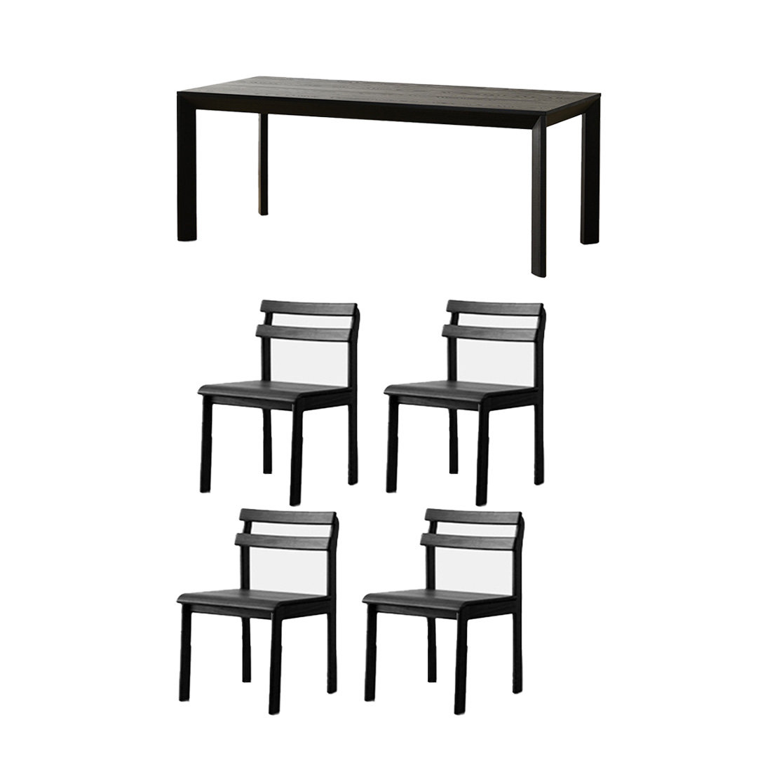 Waagy Simple and comfortable solid wood dining table set | Wayfair